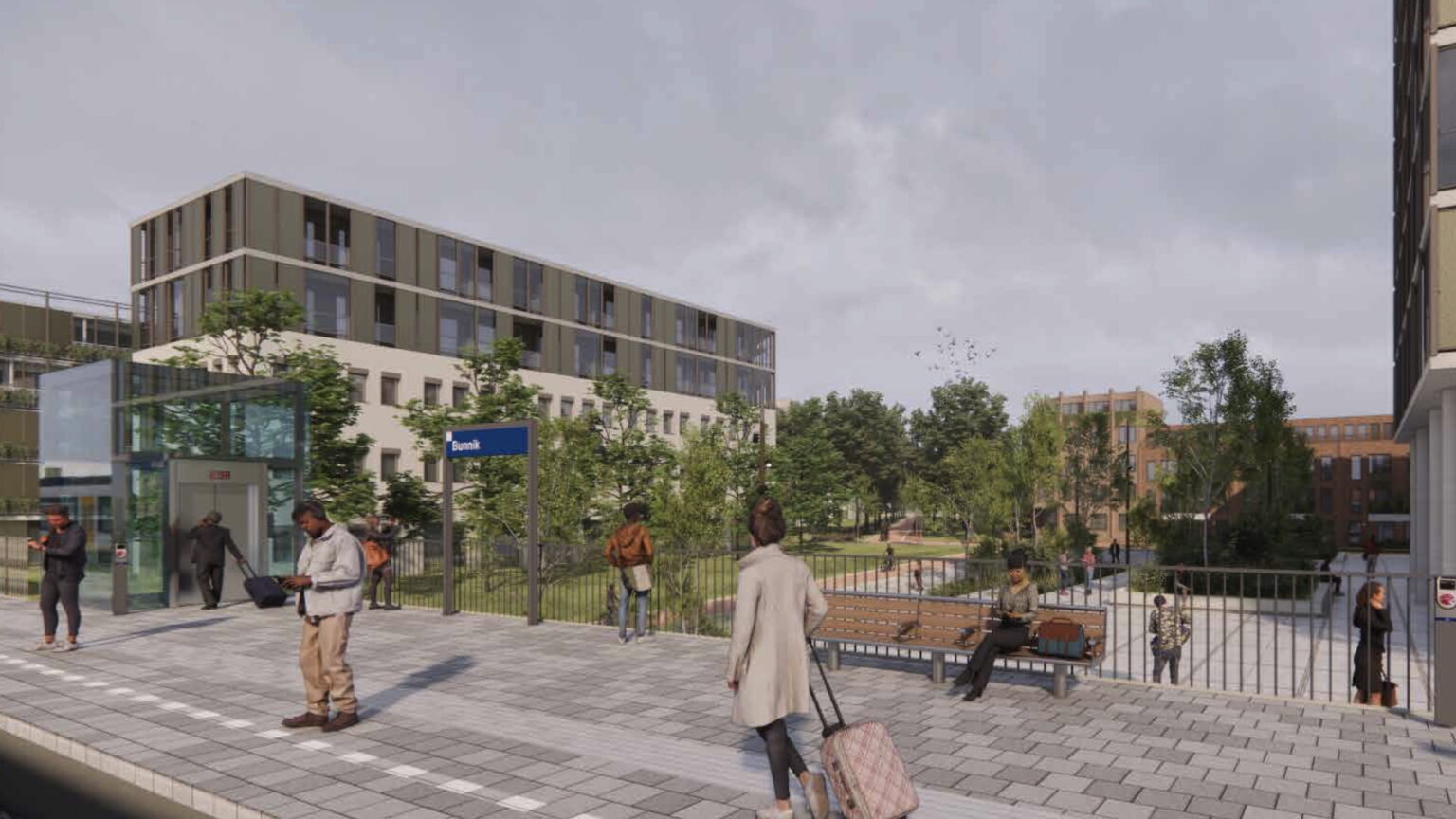 Nieuwe wijk met 1250 woningen bij station Bunnik